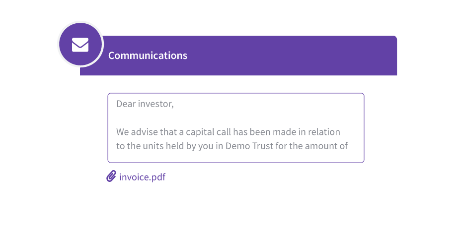 Capital calls – Registry Direct